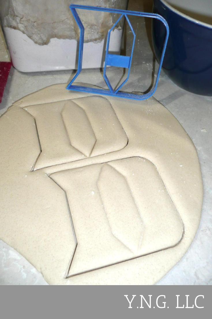 Duke University Blue Devils D Logo Sports Cookie Cutter Made In USA PR ...