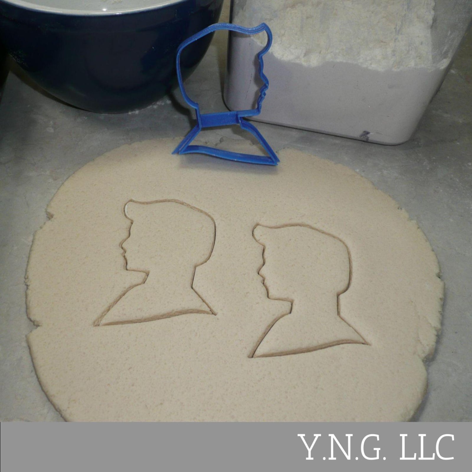 Ken Face Silhouette Head Outline Movie Theme Cookie Cutter Made In USA ...