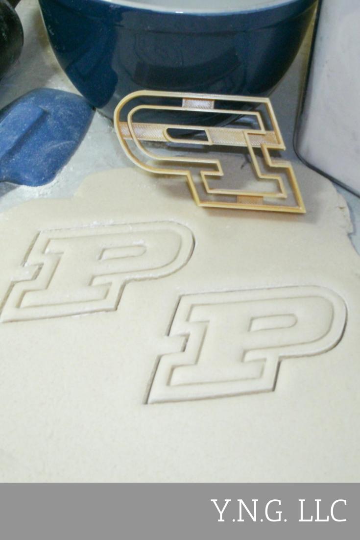Purdue University Boilermakers P Letter Cookie Cutter Made In USA PR22 ...