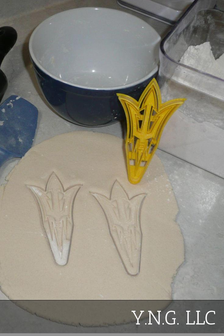Arizona State University ASU Sun Devils Pitchfork Cookie Cutter USA PR ...
