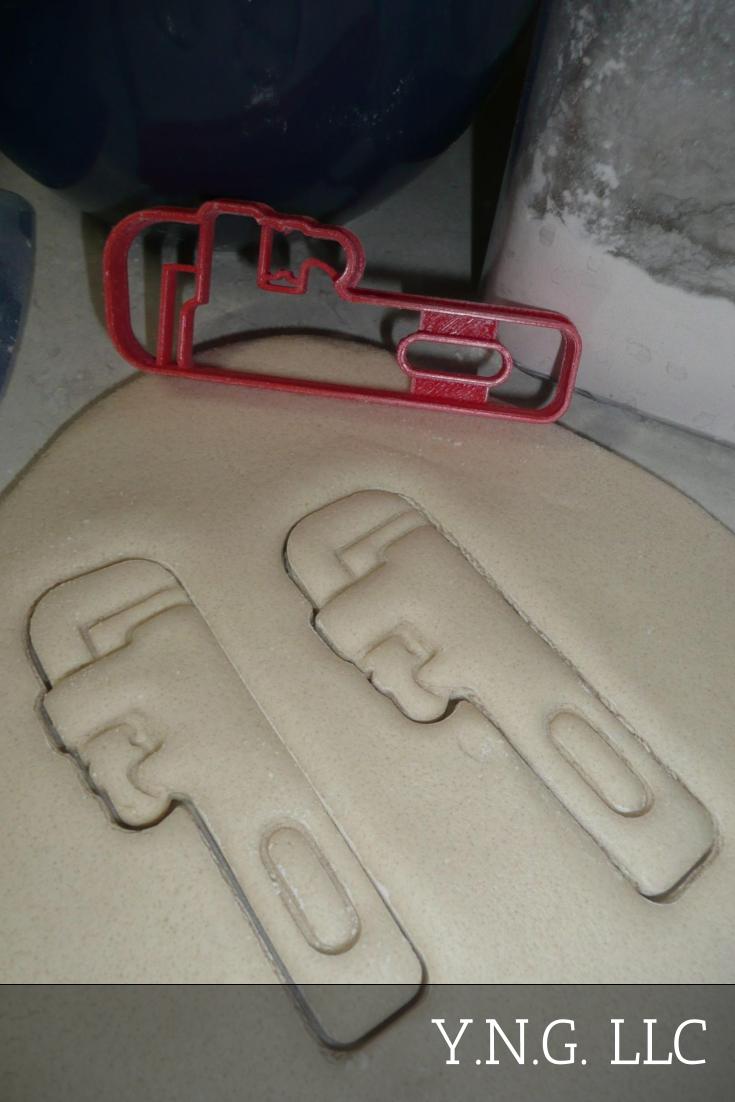 Plumbers Wrench Pipe Plumbing Adjustable Tool Cookie Cutter USA PR3408 ...